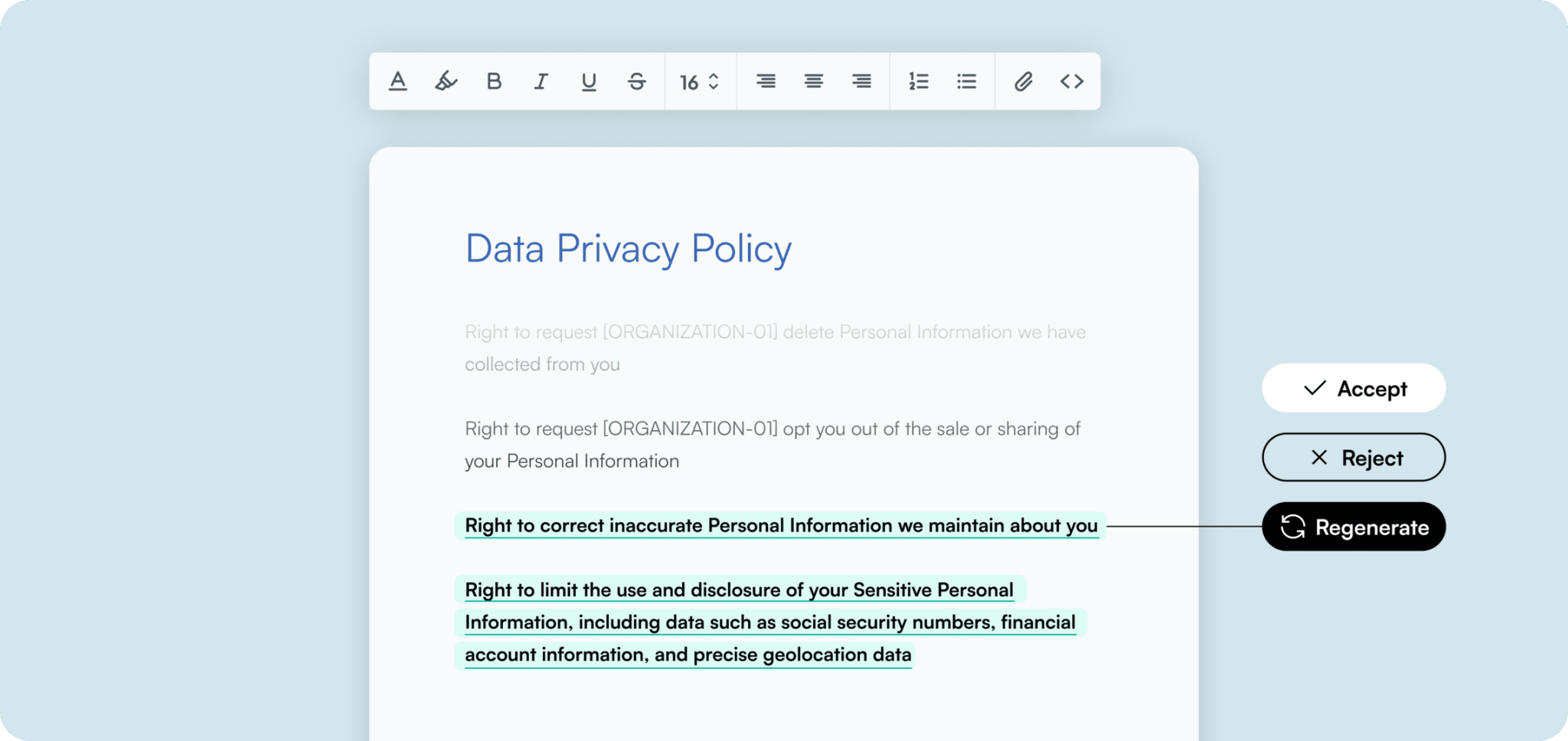 Responsiv Platform: Regulations, mapped to your business - Responsiv